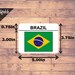 SOUTH AMERICA FLAGS 12 Flash Cards Montessori Cards - Etsy