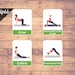 Yoga Poses Flash Cards 24 Montessori Cards Yoga Asanas Homeschooling ...