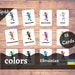 Colors UKRAINIAN Version English Bilingual Cards 12 Ukrainian Flash ...