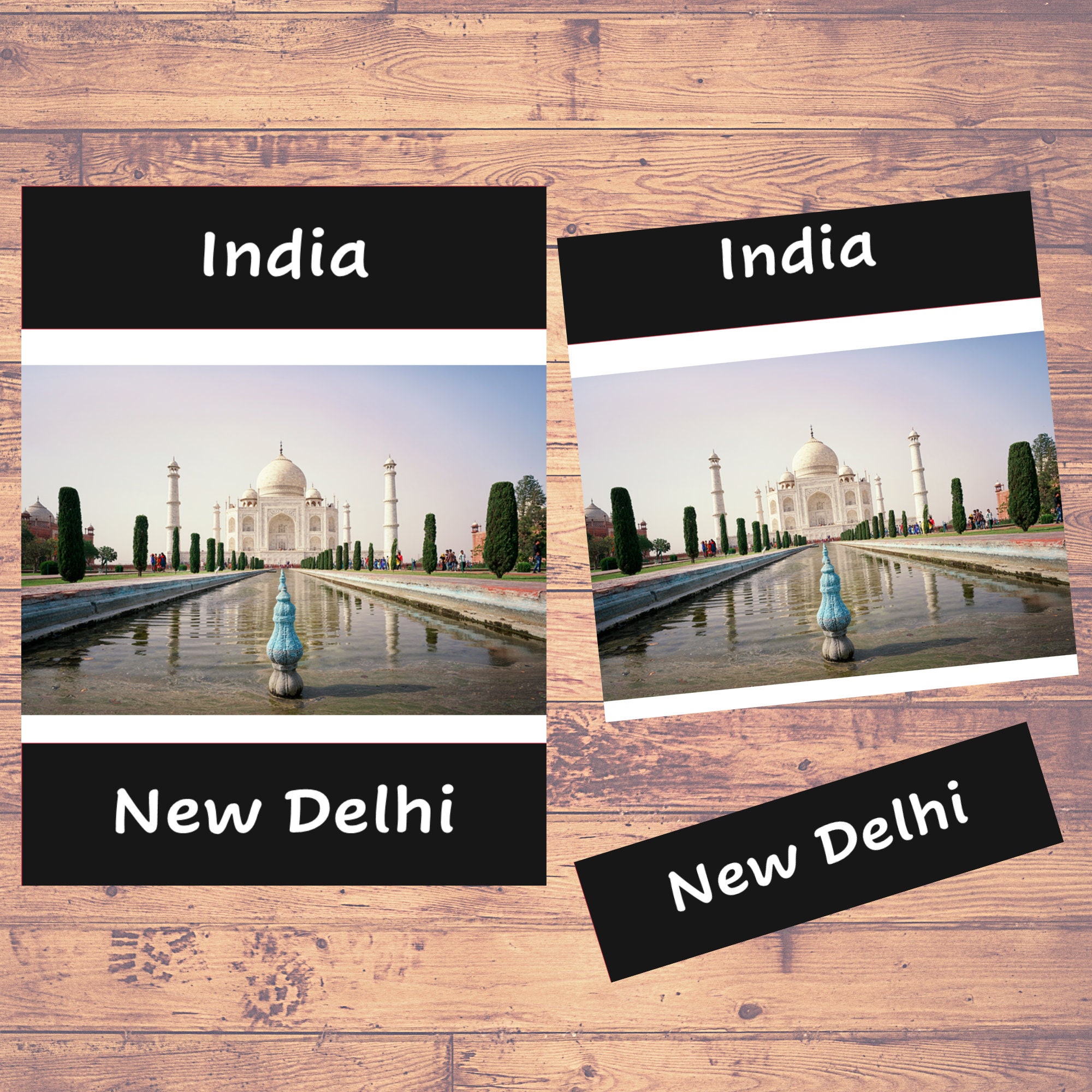 World Countries and Capitals set 1 100 Flash Cards | Etsy