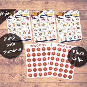 Diwali Bingo, Bingo Game for Kids, Diwali Party Games, Desi Indian ...