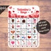 Printable Valentine Bingo Game, School Valentine Party Games, Valentine ...