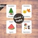 Months of the Year SPANISH Flash Cards, 12 Bilingual Cards, Montessori ...