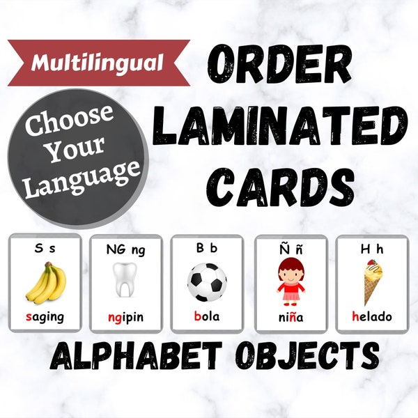 Set of Flash Cards - Etsy