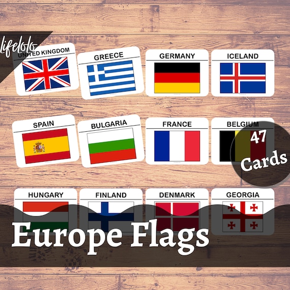 Flags Of Europe Printable