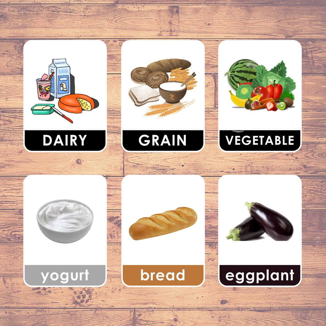 Food Group 42 Cards Sorting Cards Montessori - Etsy