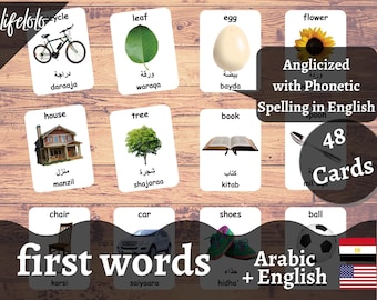 Days of the Week | ARABIC | English Bilingual Cards | 12 Arabic Flash ...