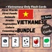 VIETNAMESE Flash Cards BUNDLE - Vietnamese English Bilingual Cards ...