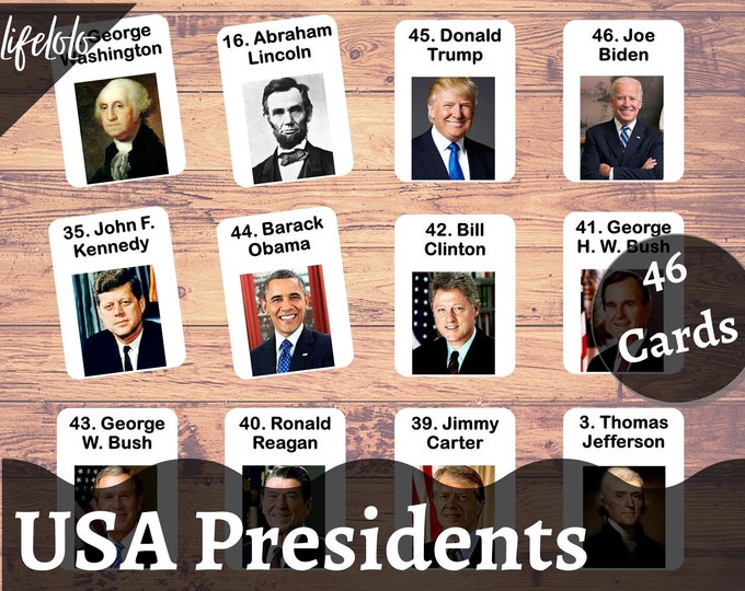 US Presidents Clipartset of 25 Cute President Caricatures capital ...