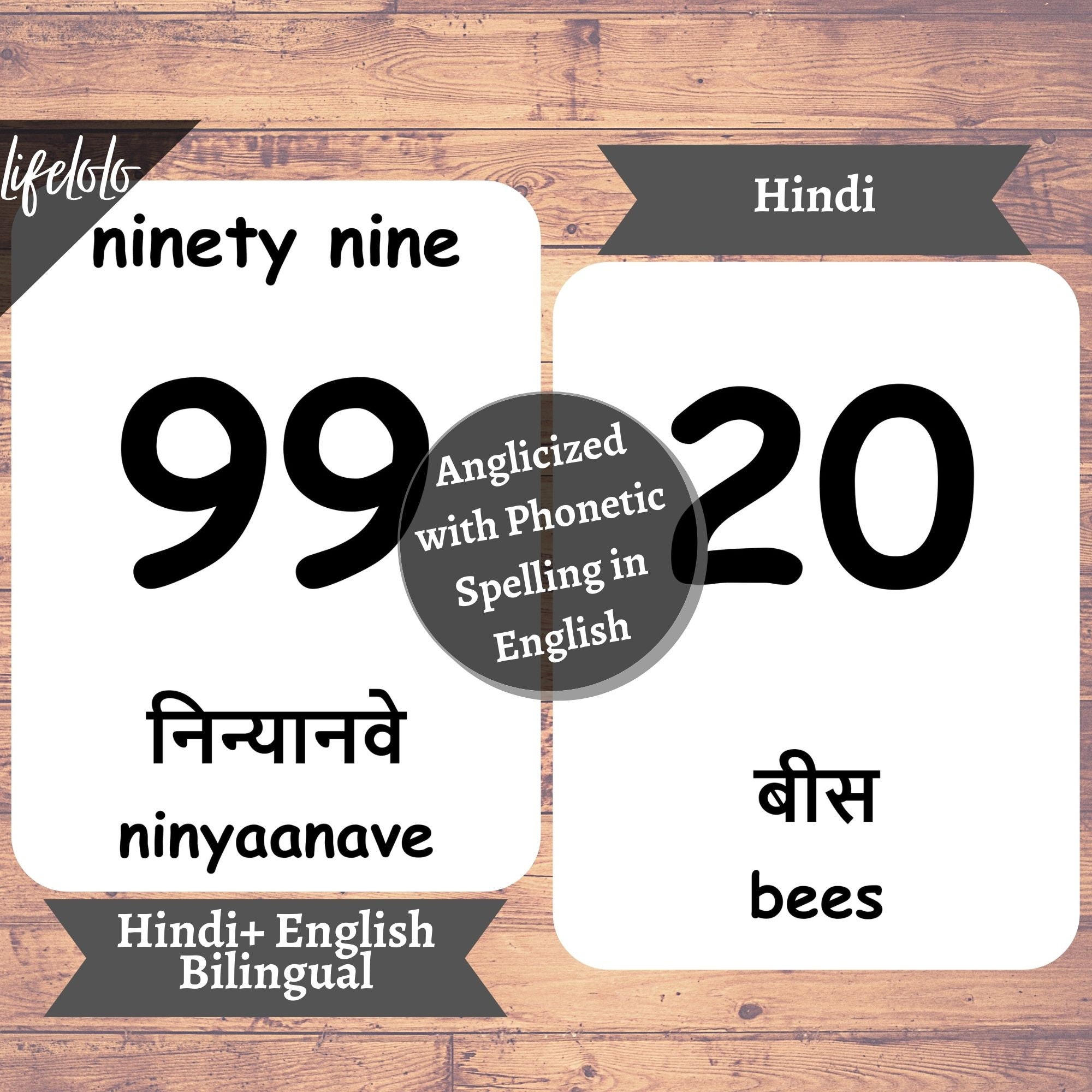 Numbers in Hindi 30 Cards Hindi Flash Cards Montessori - Etsy