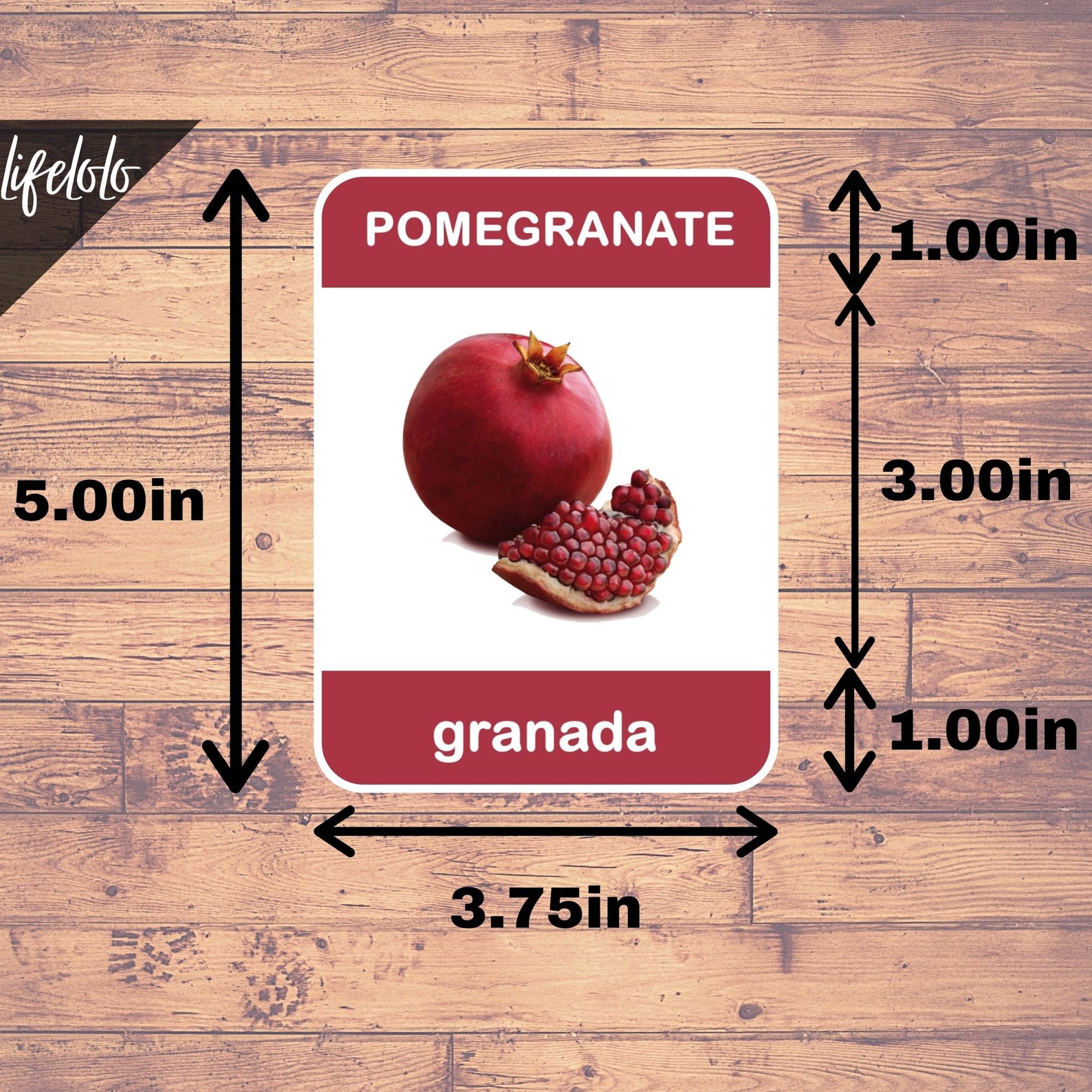 Fruits SPANISH Version English Bilingual Cards 45 Spanish | Etsy