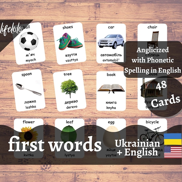 Bulgarian Flash Cards - Etsy