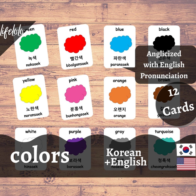 Korean Flashcards - Etsy