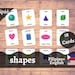 Shapes FILIPINO Flash Cards | English Bilingual Cards | Geometric ...