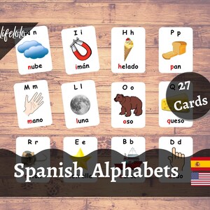 Printed Laminated Cards | Alphabet Objects | Multilingual Flash Cards ...