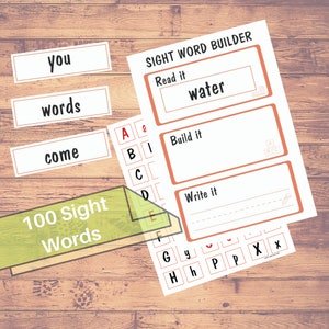 Fry Sight Words Printable Spelling Game | Language Writing Skills ...