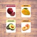 FRUITS real Pictures 45 Flash Cards Montessori Materials - Etsy