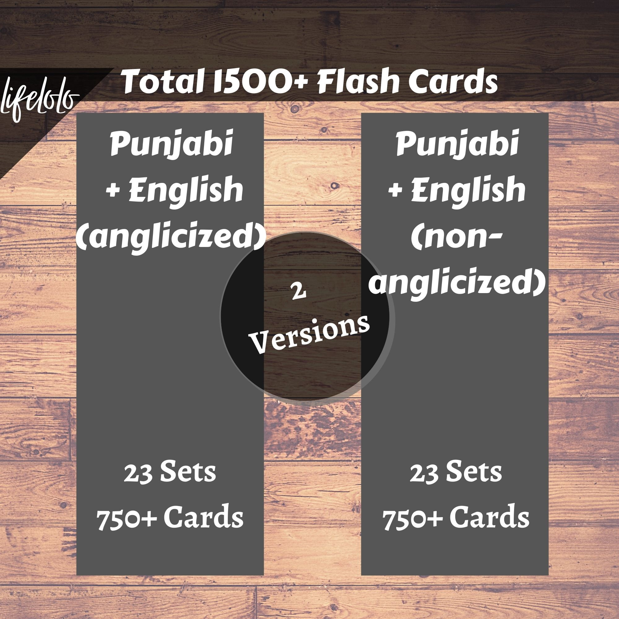 Punjabi English BUNDLE Punjabi English Bilingual Cards | Etsy