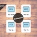 Days of the Week | VIETNAMESE | English Bilingual Cards | 12 Vietnamese ...