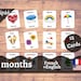 Months of the Year FRENCH Flash Cards 12 Bilingual Cards - Etsy