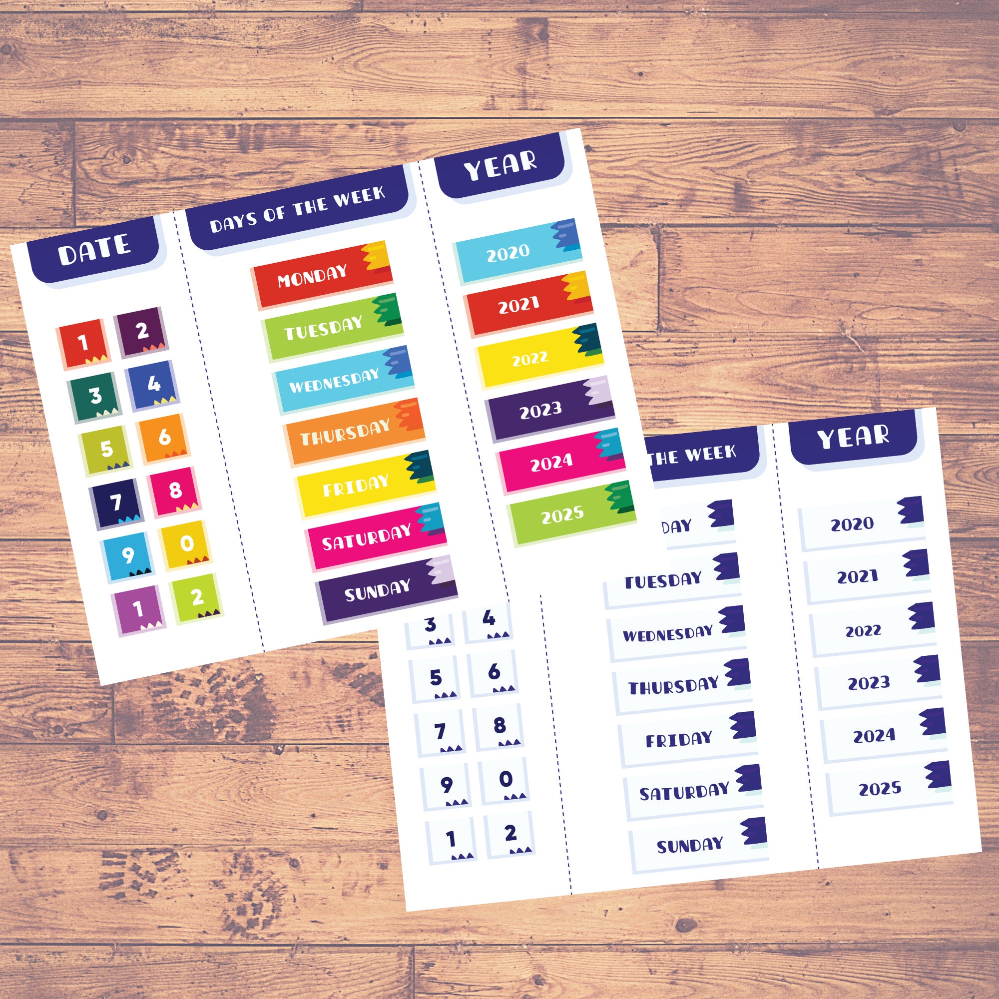 Morning Board Printable Morning Routine Chart Toddler Kids | Etsy