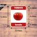 Vegetables SPANISH Printable, Bilingual English Spanish, Real Pictures ...