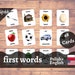 First Words POLISH Version English Bilingual Cards 48 Flash Cards ...