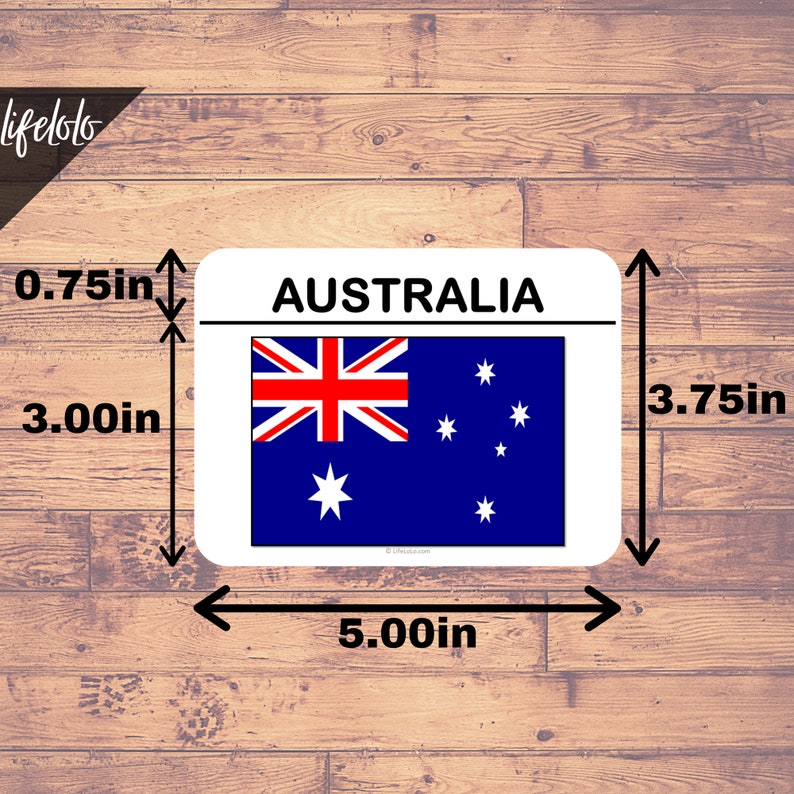 AUSTRALIA OCEANIA FLAGS 14 Nomenclature Cards Montessori | Etsy