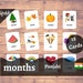 Months of the Year PUNJABI Flash Cards, 12 Bilingual Cards, Montessori ...