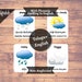 Weather Cards in TELUGU Telugu Flash Cards English - Etsy