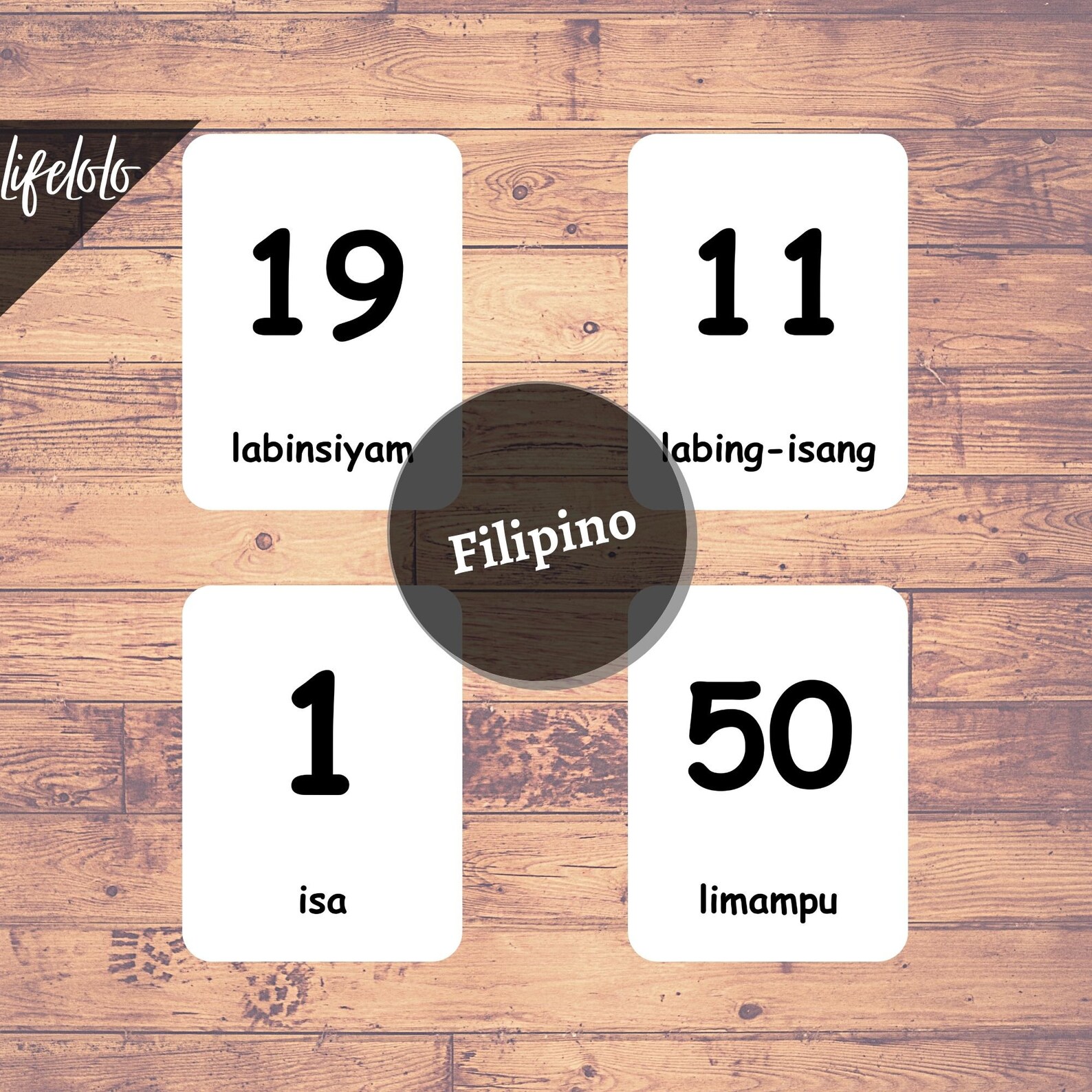 Numbers in Filipino 30 Cards Tagalog Flash Cards - Etsy