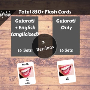 Gujarati English BUNDLE - Bilingual Cards, Montessori Printable, Kids ...