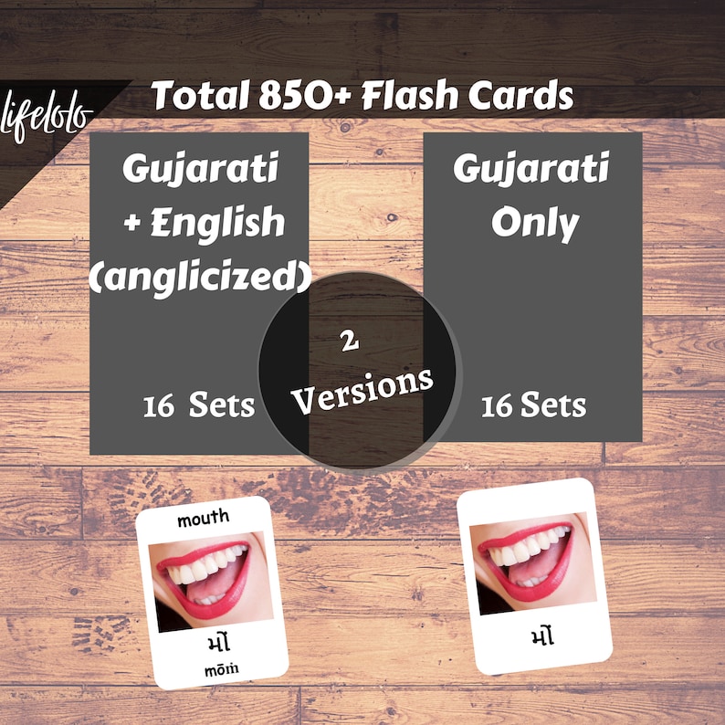 Gujarati English BUNDLE - Bilingual Cards, Montessori Printable, Kids ...