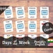 Days of the Week | PUNJABI | English Bilingual Cards | 12 Punjabi Flash ...