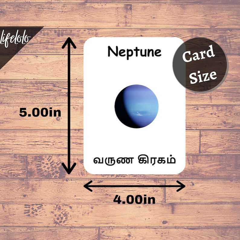 Solar System TAMIL Flash Cards Montessori Cards Tamil - Etsy UK