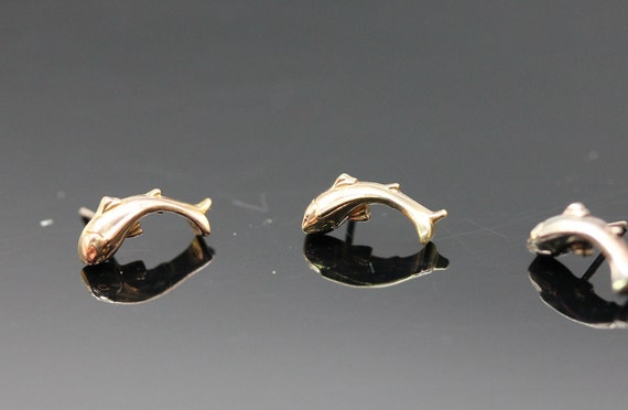 Koi Fish Push Pin 14k Solid Gold NOT Plated or Filled - Etsy