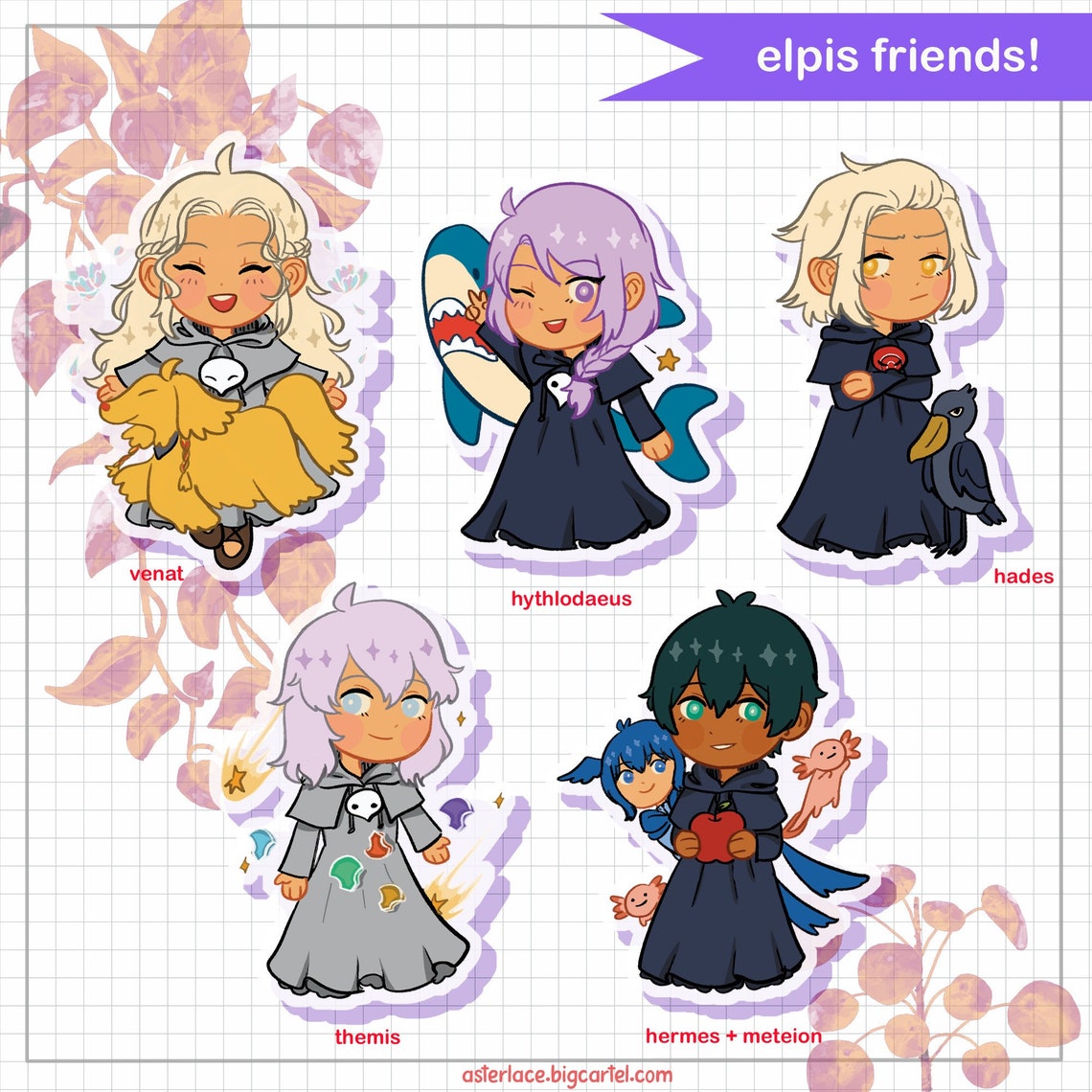 Ffxiv Elpis Ancients Flower Charm Keychains - Etsy