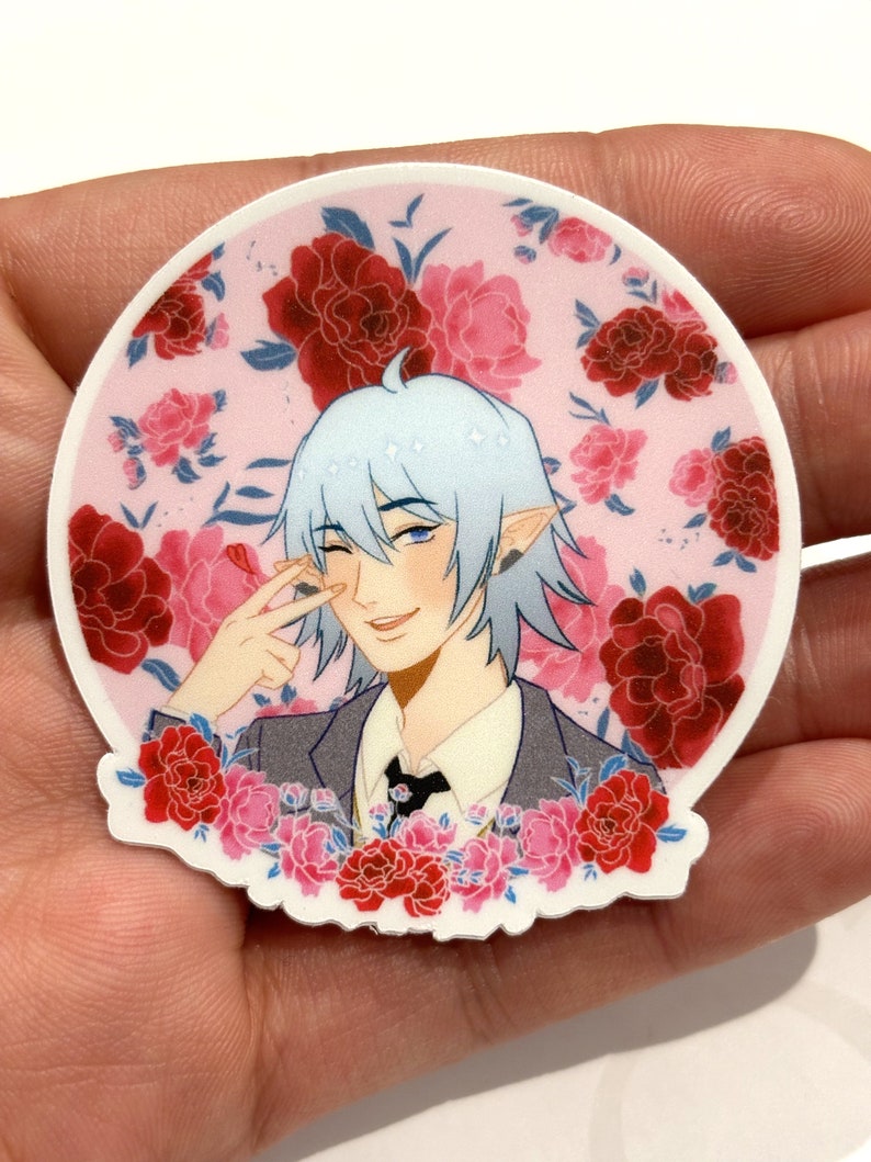 Ffxiv Eorzea Academy Shoujo Flowers Stickers - Etsy