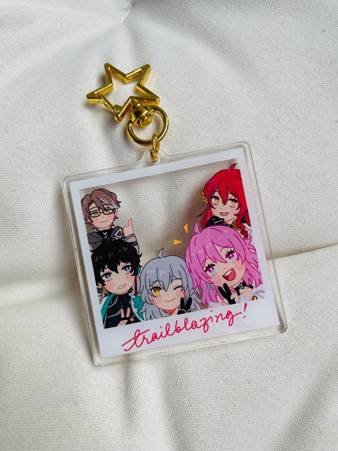 Honkai Star Rail Astral Express Polaroid Charm Keychains - Etsy