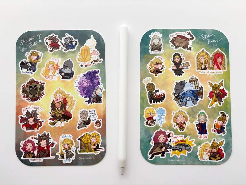 Elden Ring Sticker Sheets - Etsy