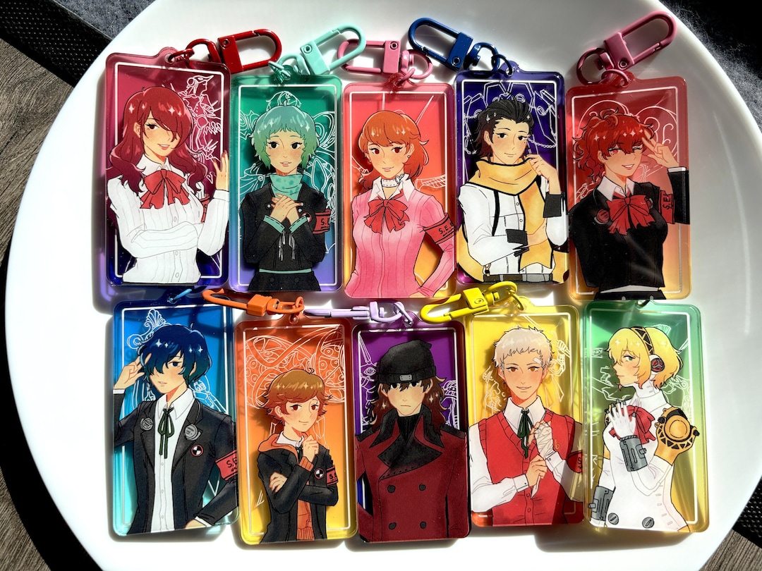 Persona 3 Arcana Transparent 3D Charms - Etsy