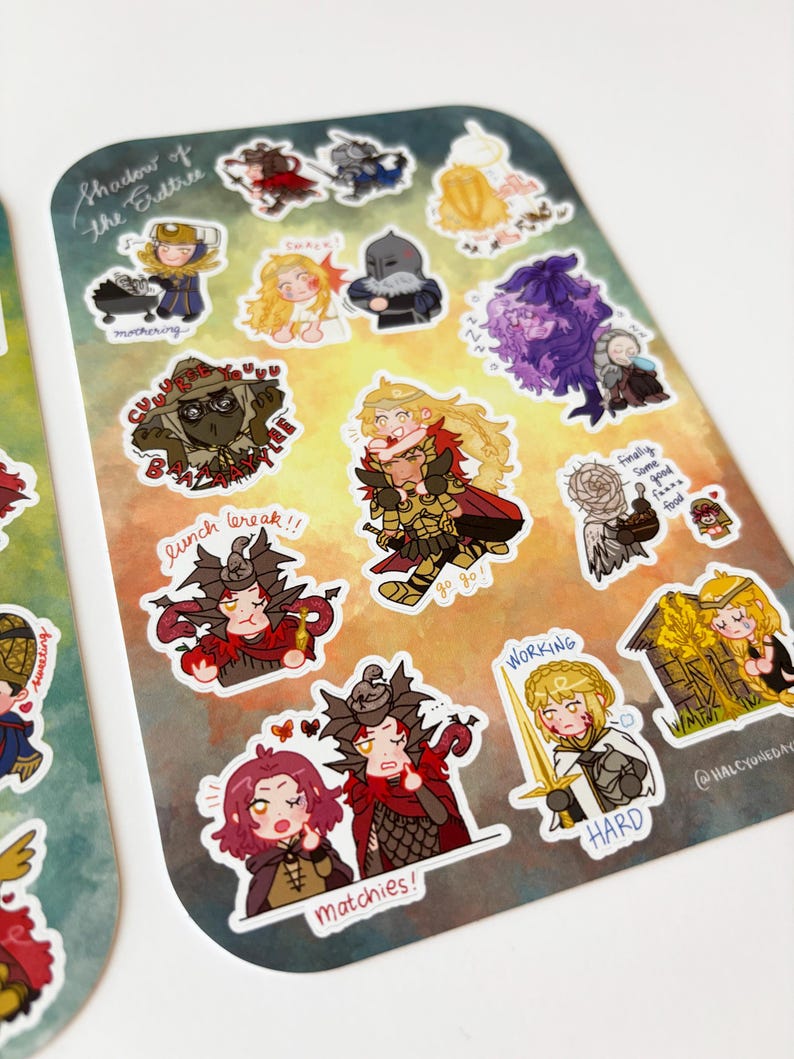 Elden Ring Sticker Sheets - Etsy