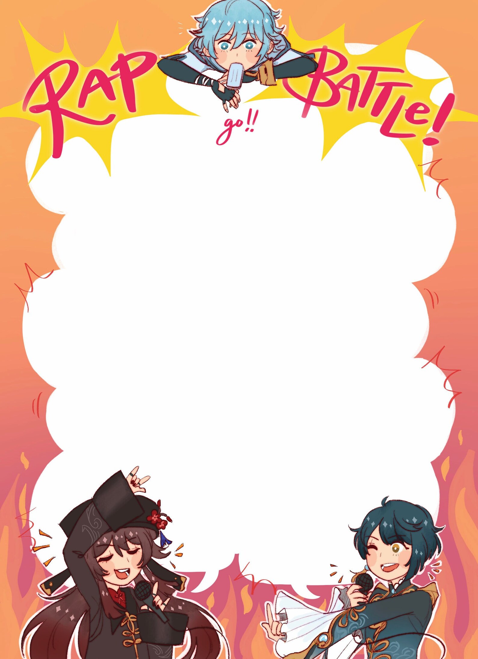 Genshin Impact [liyue Rap Battle!!] Memo Pad - Etsy