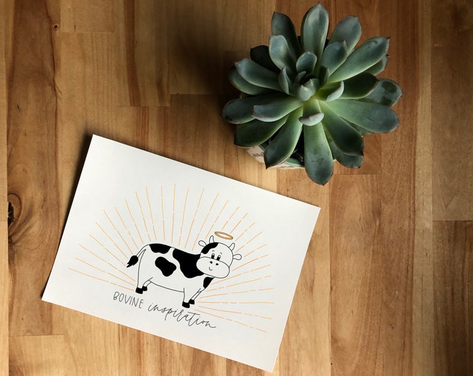 Sarcastic Illustration Funny Art Print, Cloud of Worry, Black ...