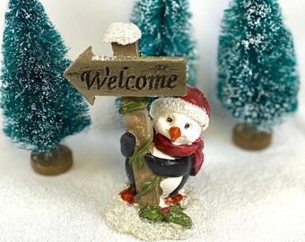 Penguin Welcome Sign - Etsy