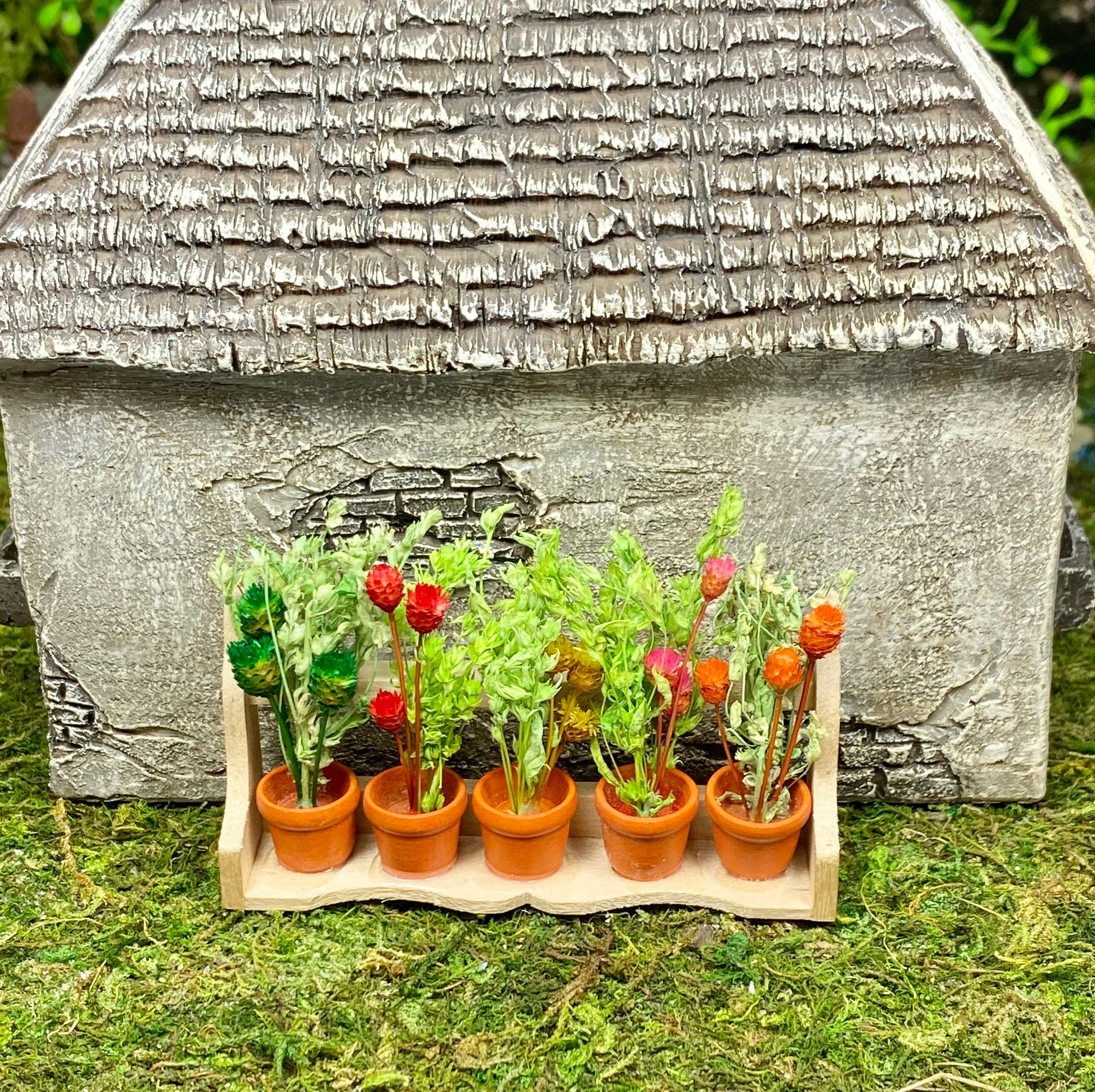 Miniature Flower Box With Wild Flowers Fairy Garden - Etsy