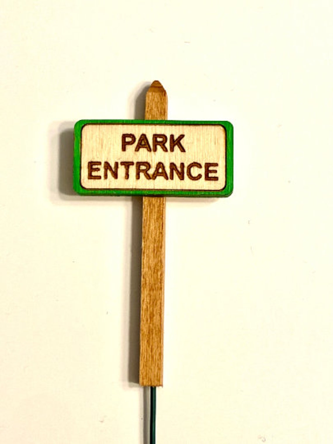 Miniature Park Entrance Sign - National Park Wood Sign - Fairy Garden ...