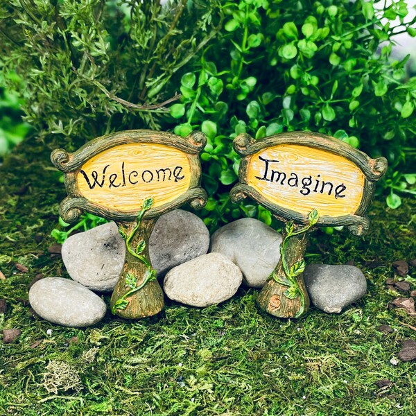 Fairy Garden Sign - Etsy