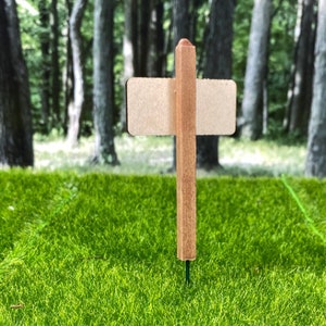Miniature Park Entrance Sign - National Park Wood Sign - Fairy Garden ...