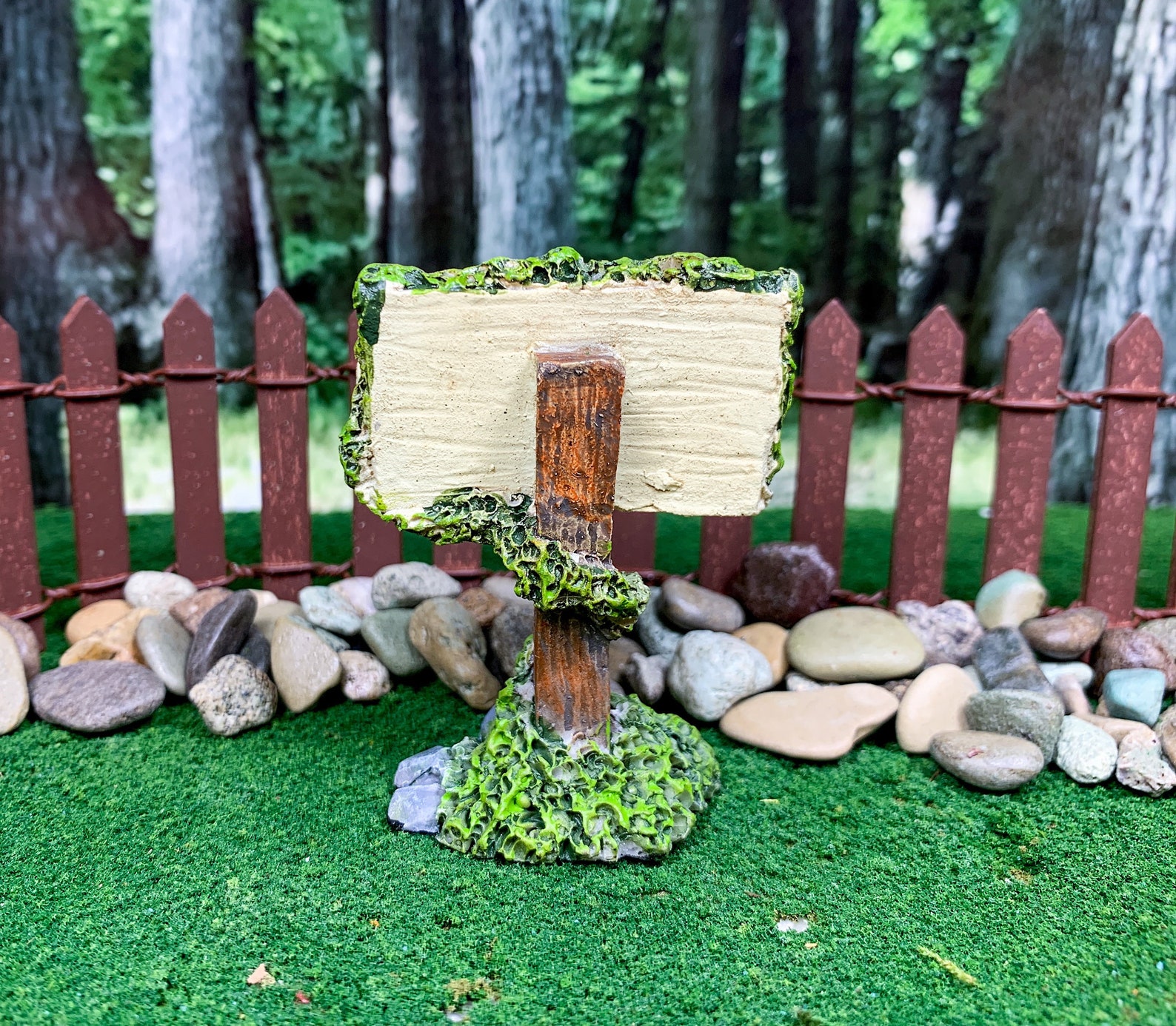 Fairy Garden Sign Enchanted Forest Miniature Sign Butterfly | Etsy